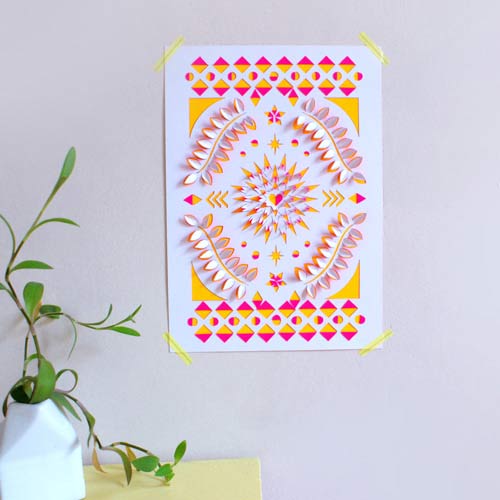 Creating a composition using paper cutting | Canson®