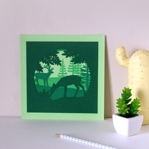 Make your own paper forest scene | Canson®