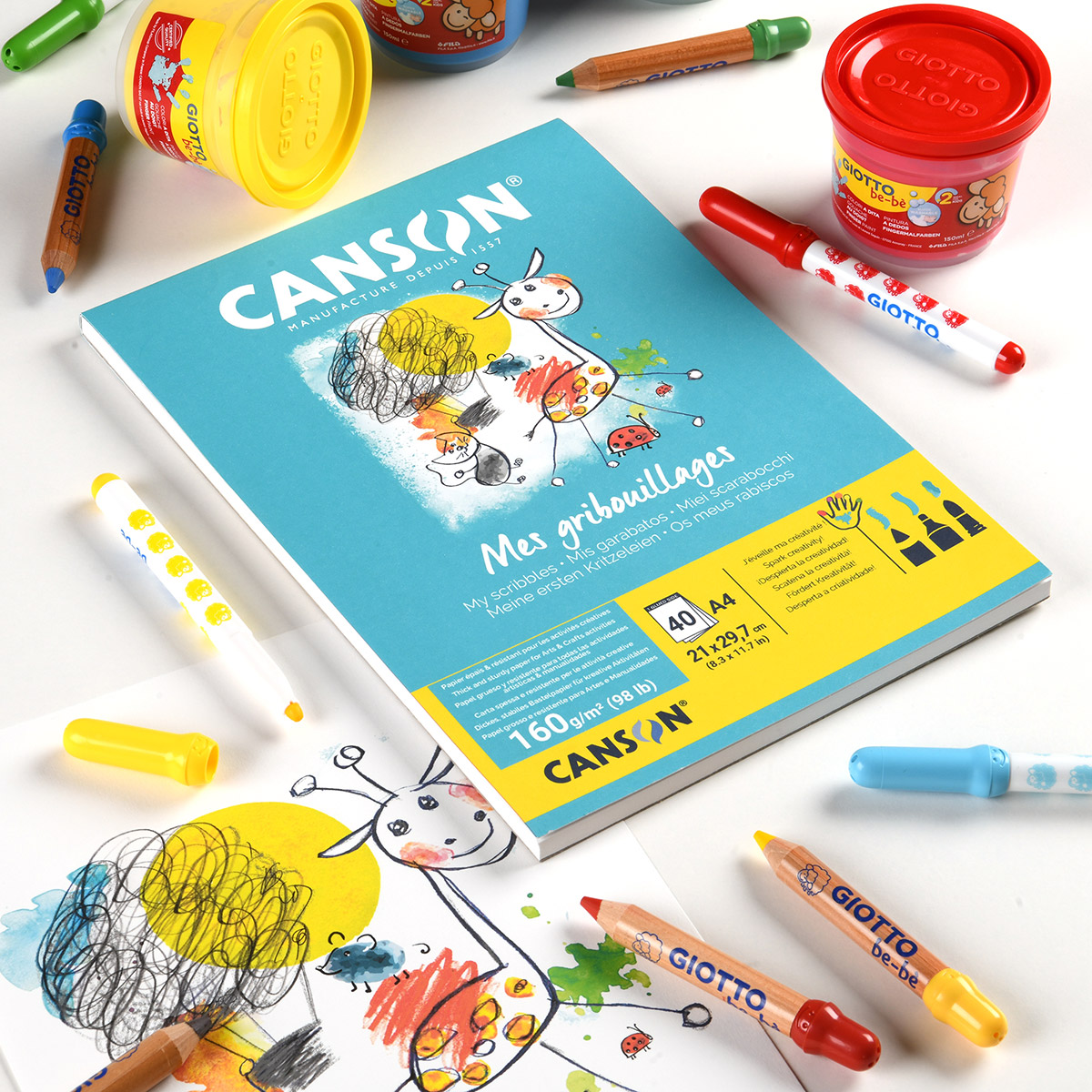 My first scribbles | Canson