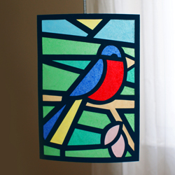 Make a stained-glass window entirely out of paper | Canson®